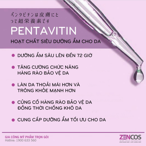 PENTAVITIN HOẠT CHẤT SIÊU DƯỠNG ẨM CHO DA