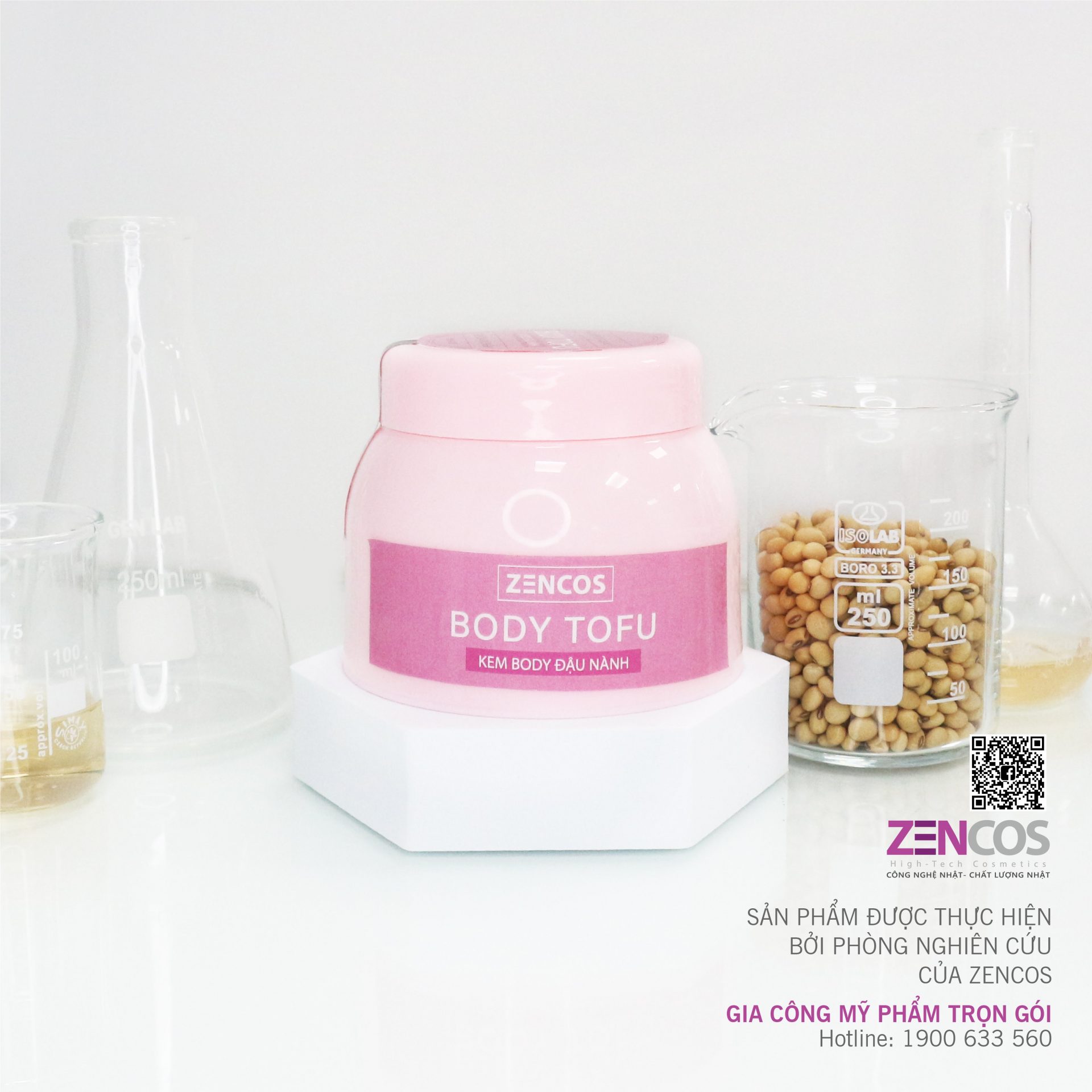 GIA CÔNG KEM BODY TOFU