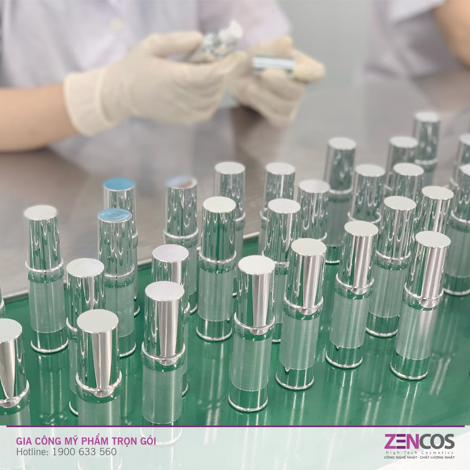 Gia công mỹ phẩm trọn gói tại zencos